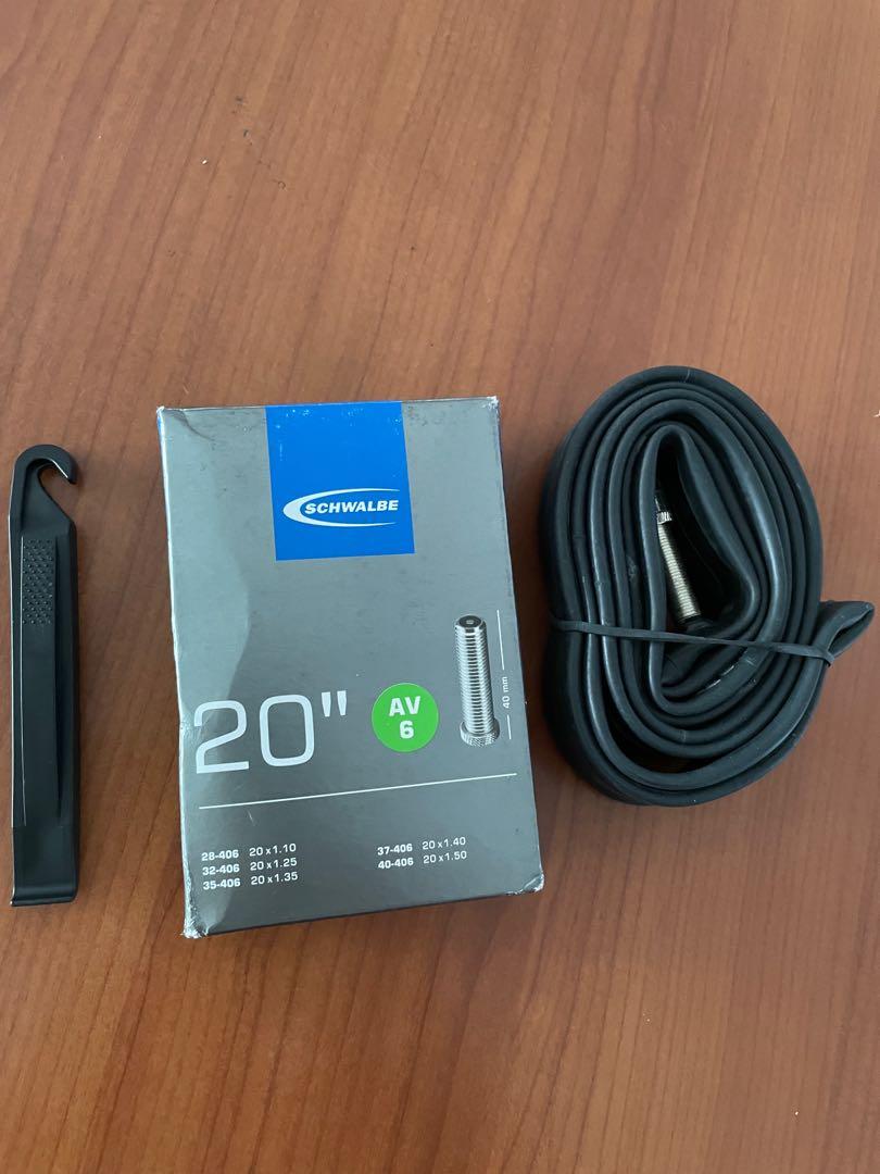 Schwalbe 20 inch inner tube AV6, Sports Equipment, Bicycles & Parts, Parts & Accessories on ...