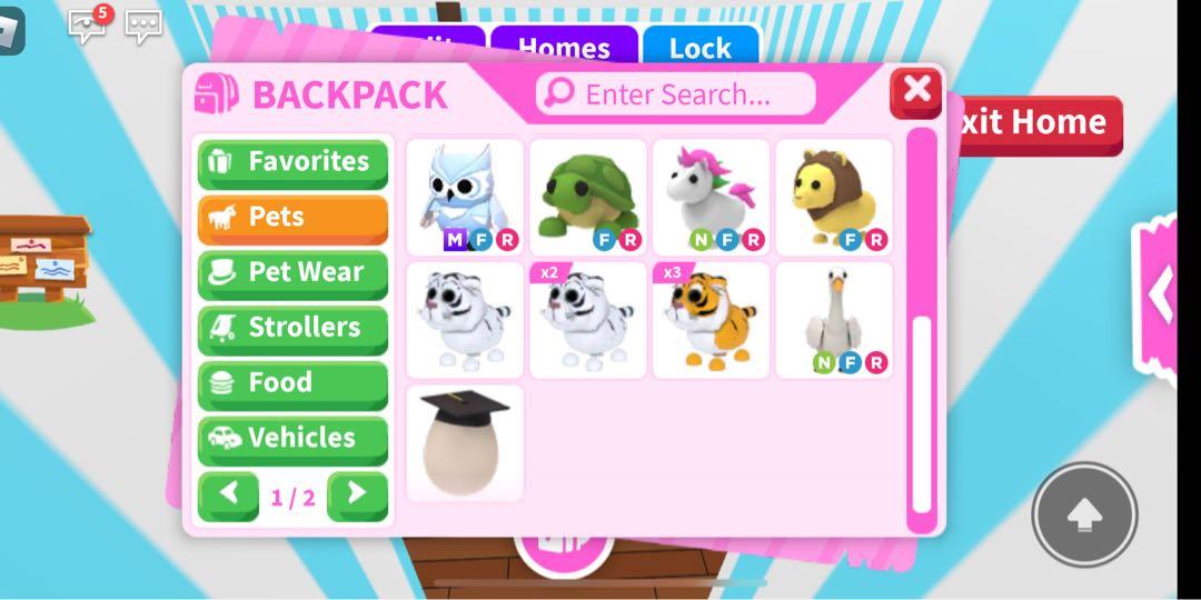 selling RARE adopt me pets for cheap!, Video Gaming, Gaming Accessories ...