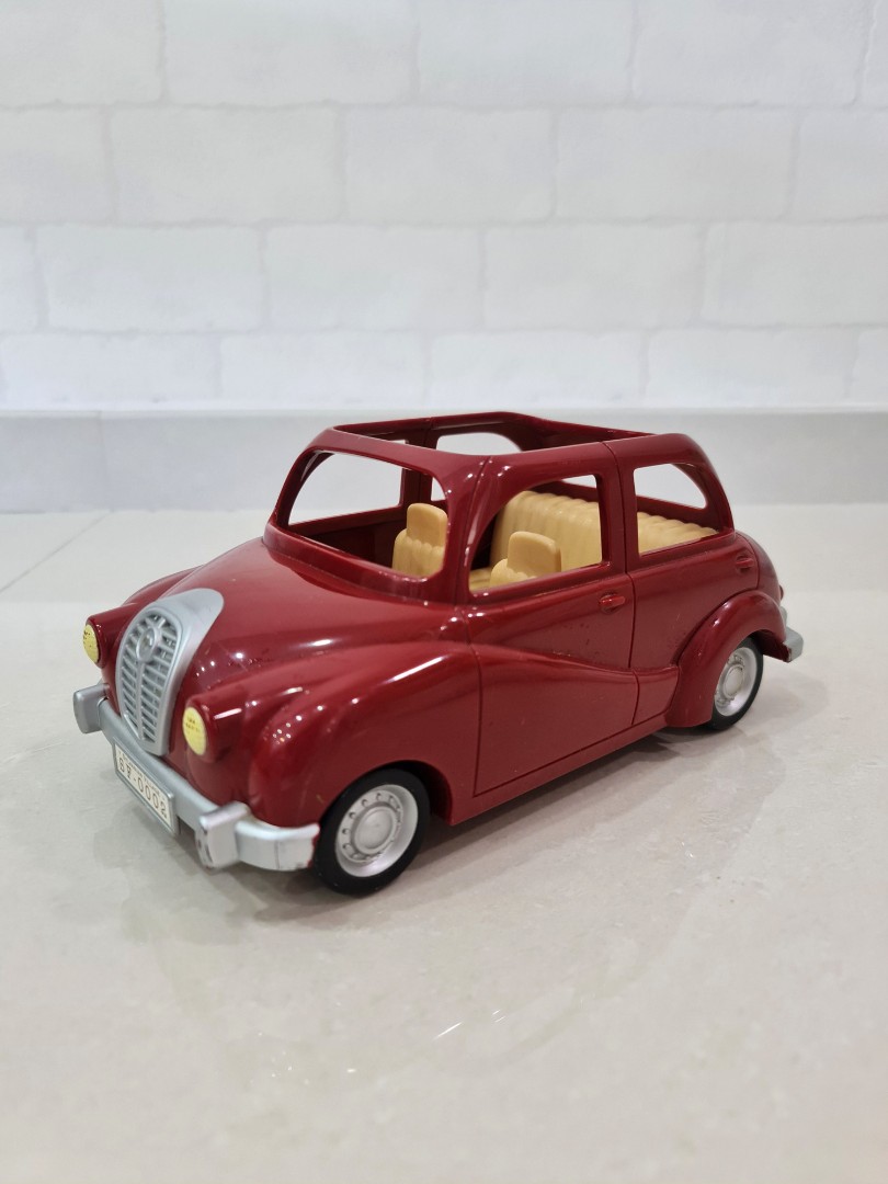 Sylvanian Families Red Salon Family Car, Hobbies & Toys, Toys & Games ...