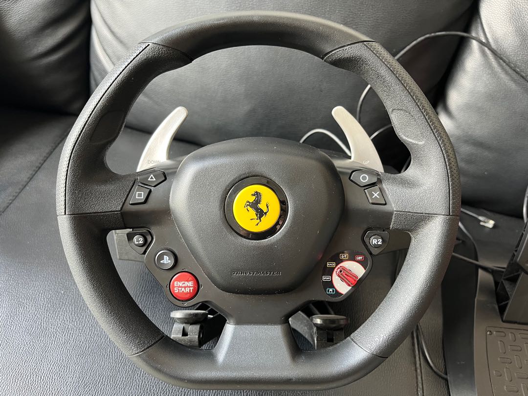 Thrustmaster T80 Ferrari (PC/PlayStation), Video Gaming, Gaming ...