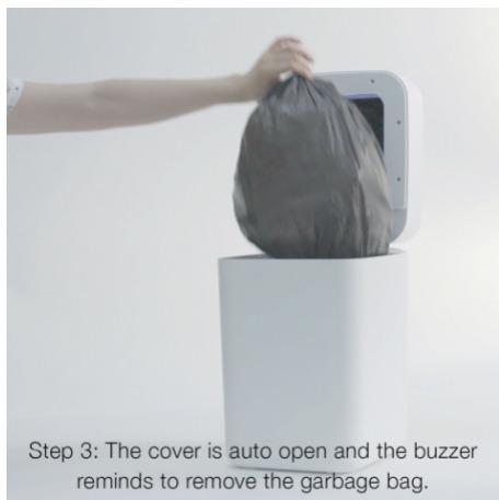 Townew T1S Smart Trash Can Dustbin Thermoplastic Sealing Auto Sealing ...
