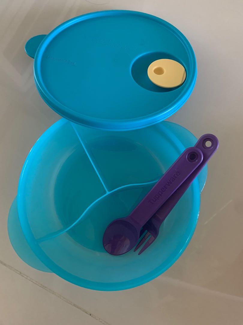 Tupperware container with divider, Furniture & Home Living, Kitchenware ...