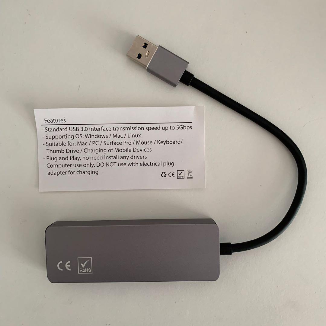 USB Hub USB Extender 3 Port USB 3.0 Extender, Computers & Tech, Parts ...