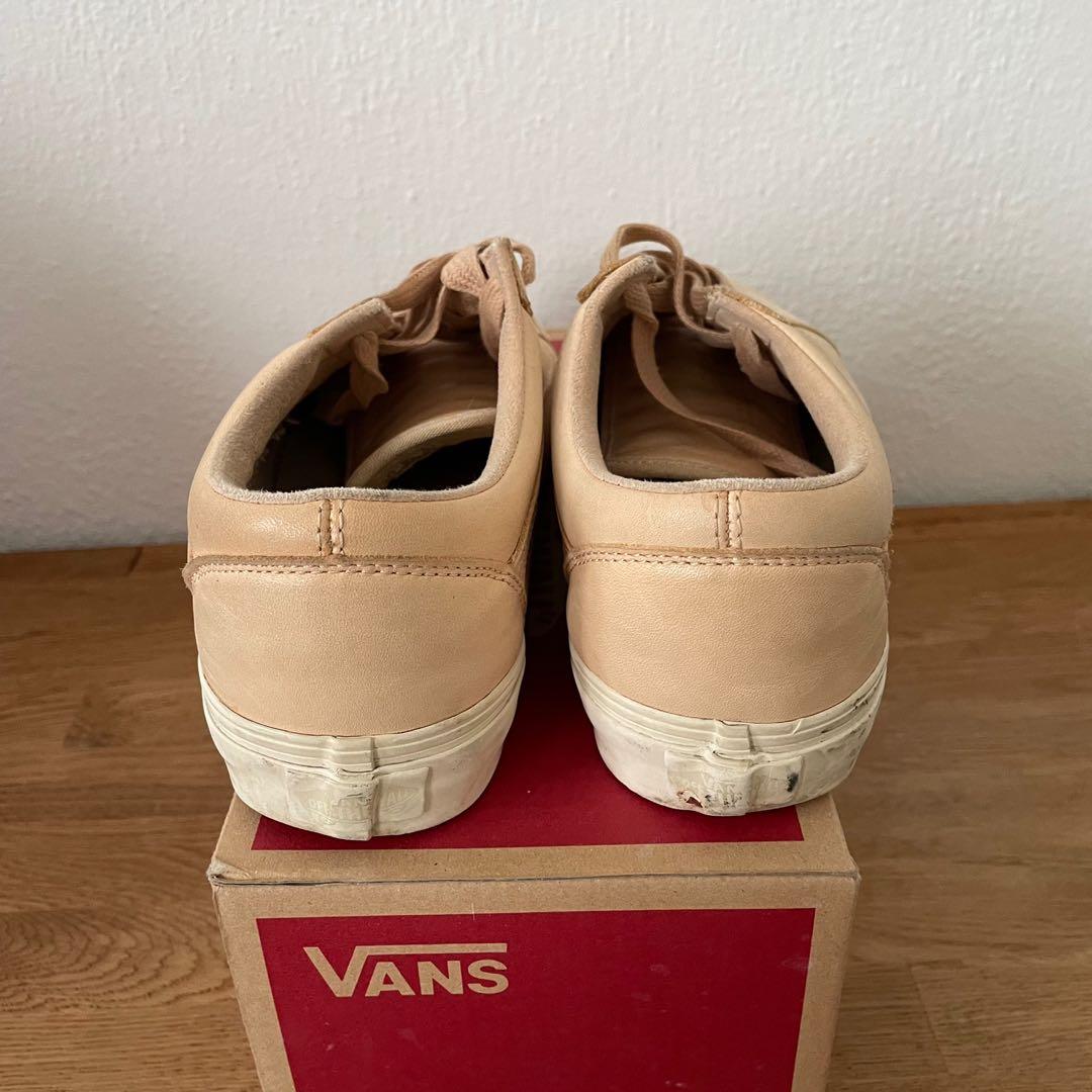 Vans tan leather Old Skool US7.5, Women's Fashion, Footwear, Sneakers ...