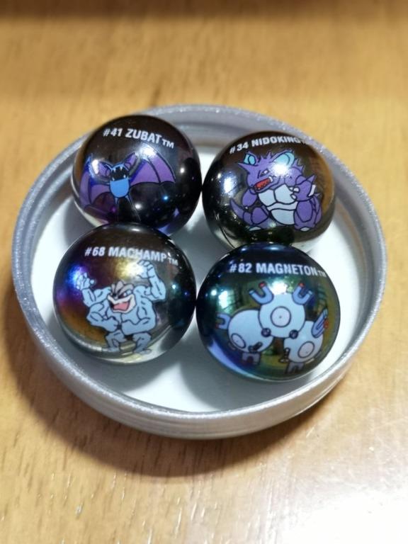 Vintage Pokemon Marbles | Clear & Metallic Marble | Vintage 1999 ...