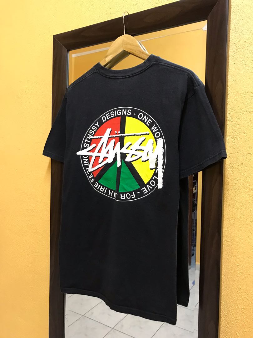 Vintage Stussy Rasta, Men's Fashion, Tops & Sets on Carousell