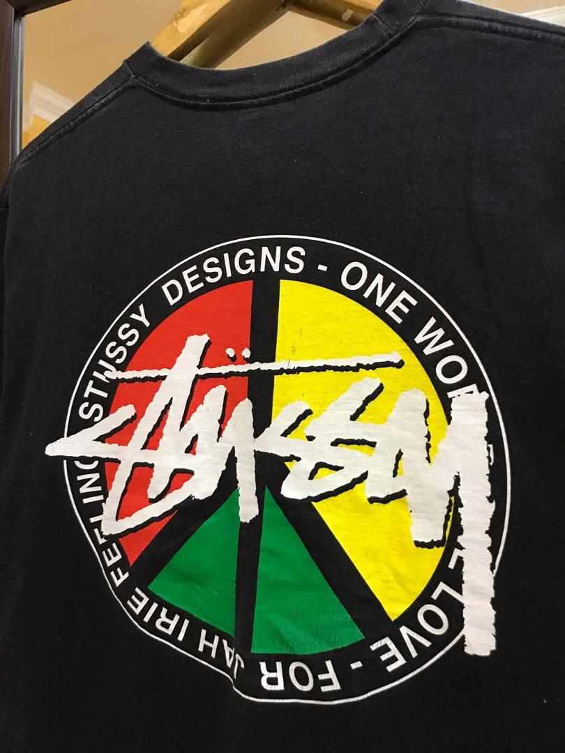 Vintage Stussy Rasta, Men's Fashion, Tops & Sets on Carousell