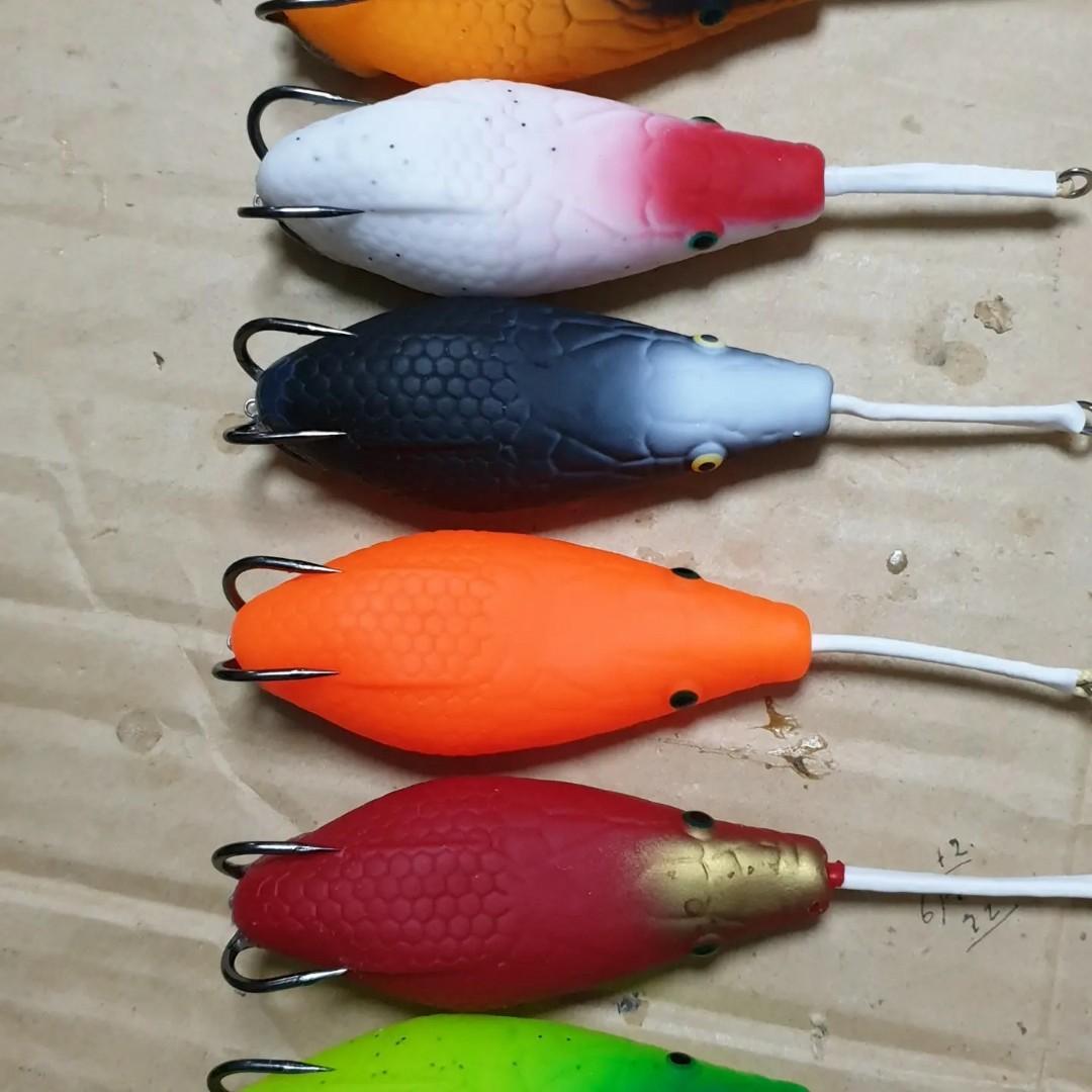 Weedless Frog 90mm tuned 32-34g, Sports Equipment, Fishing on Carousell