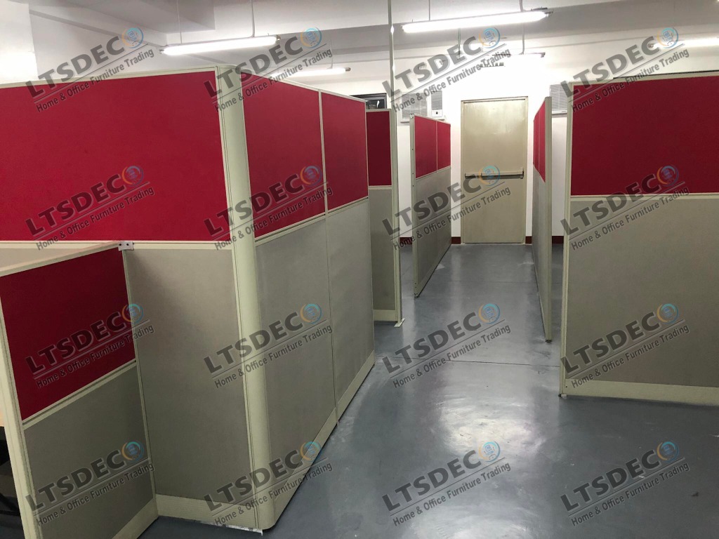 WORKSTATION DIVIDER TYPE FULL FABRIC OFFICE PARTITIONS, Furniture ...