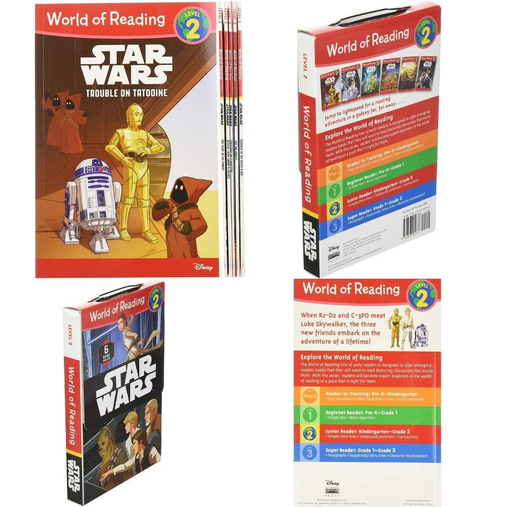 Star Wars Books Set of 6's World of Reading Boxed Set Level 2 Star Wars ...
