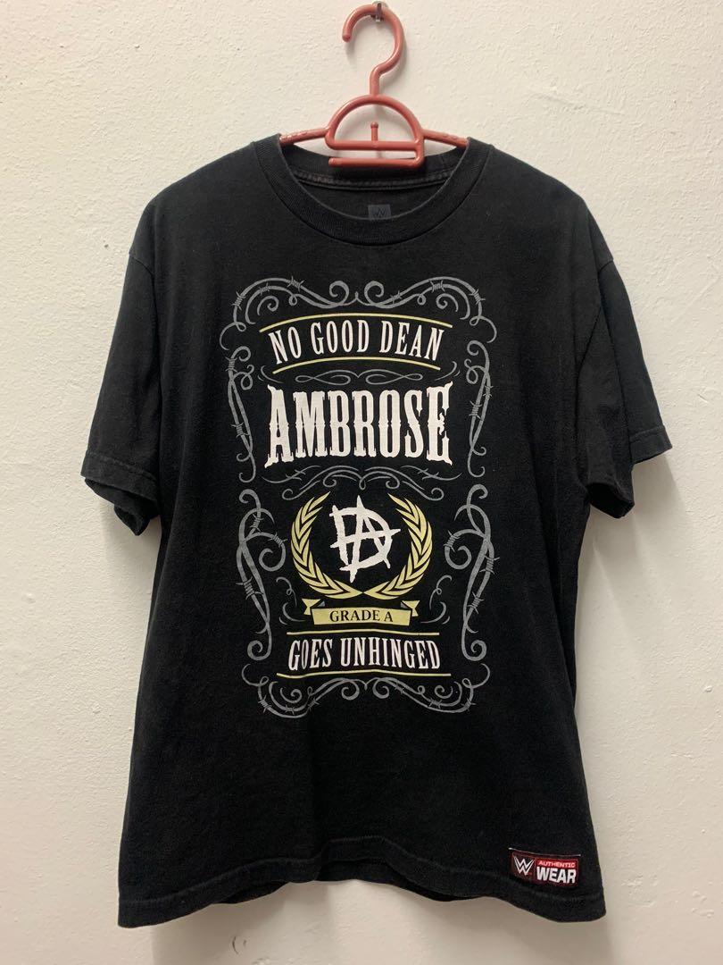 Wwe Dean Ambrose Shirt Authentic, Men's Fashion, Tops & Sets on Carousell