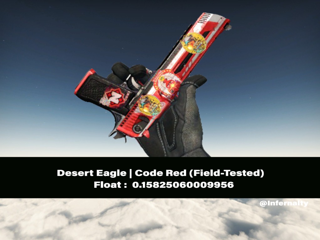(0.15FV) Desert Eagle Code Red FT CSGO SKINS KNIVES, Video Gaming ...
