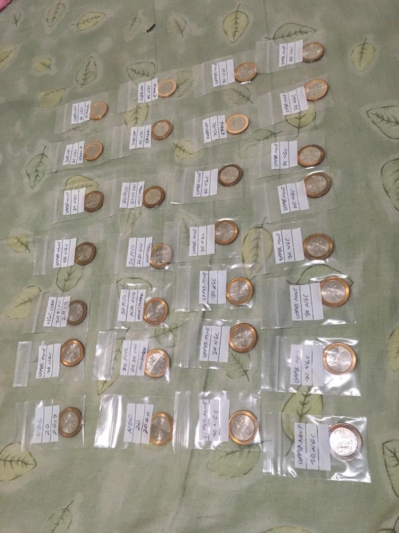 20 Piso upper mint mark and lower minmark, Hobbies & Toys, Memorabilia ...