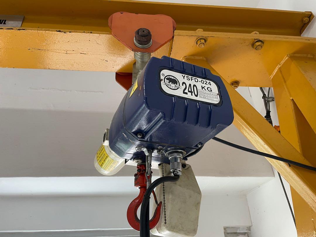 250KG Payload A-Frame with Electric Motor & Hoist, Everything Else on ...
