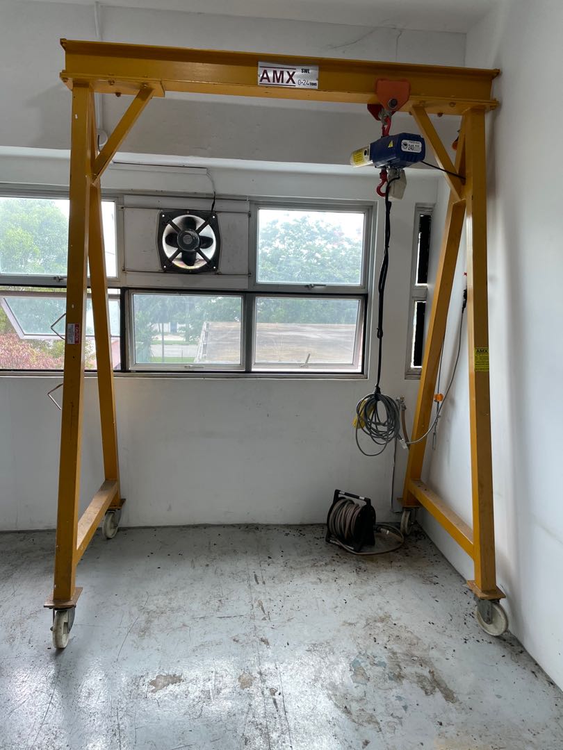 250KG Payload A-Frame with Electric Motor & Hoist, Everything Else on ...