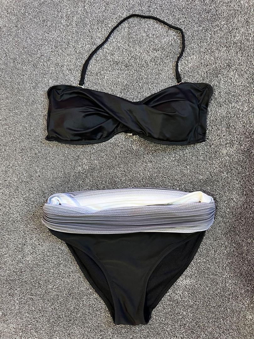 2 pc swim wear black bikini, Women's Fashion, Swimwear, Bikinis ...