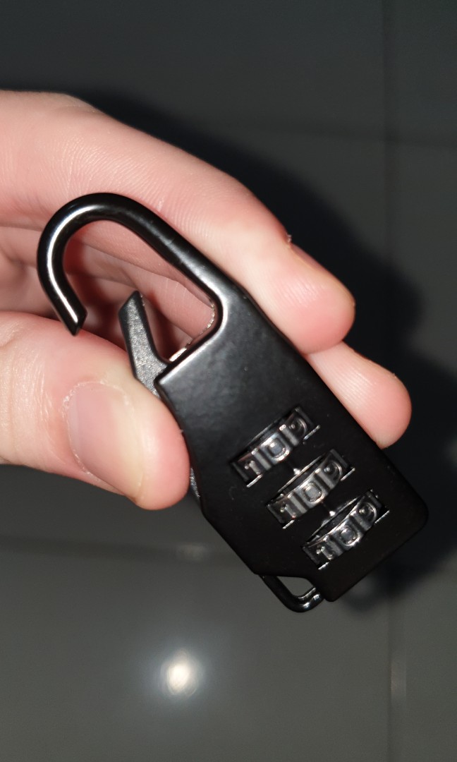 3 Mini Dial Digit Number Code Password Combination Padlock Security