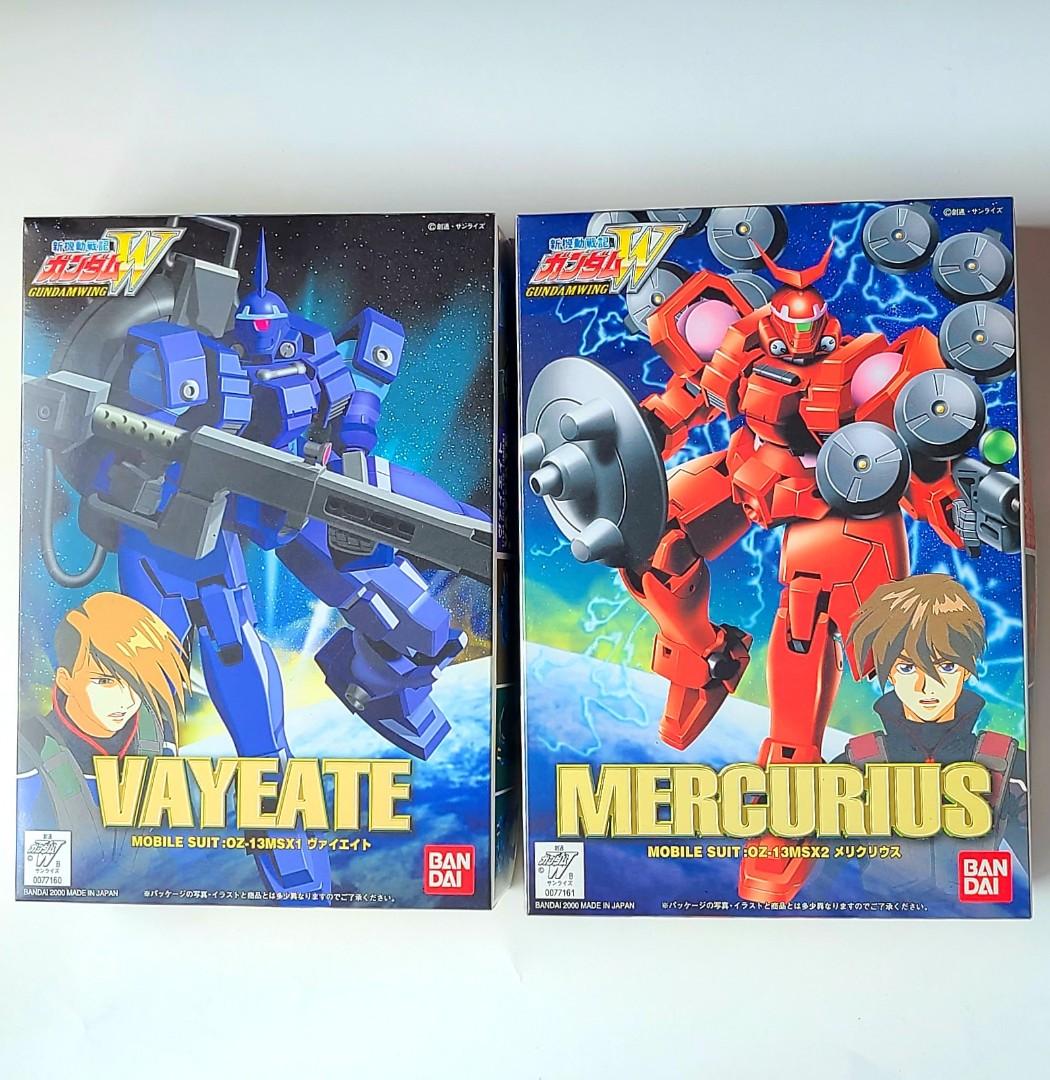 絕版 紅BANDAI 全新未砌 1/144 VAYEATE & MERCURIUS 有駕駛員版 GUNPLA 高達 模型 GUNDAM ...