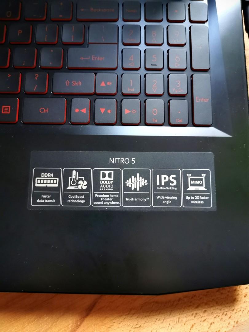 Acer Nitro Gaming Laptop I H Computers Tech Laptops Notebooks On Carousell