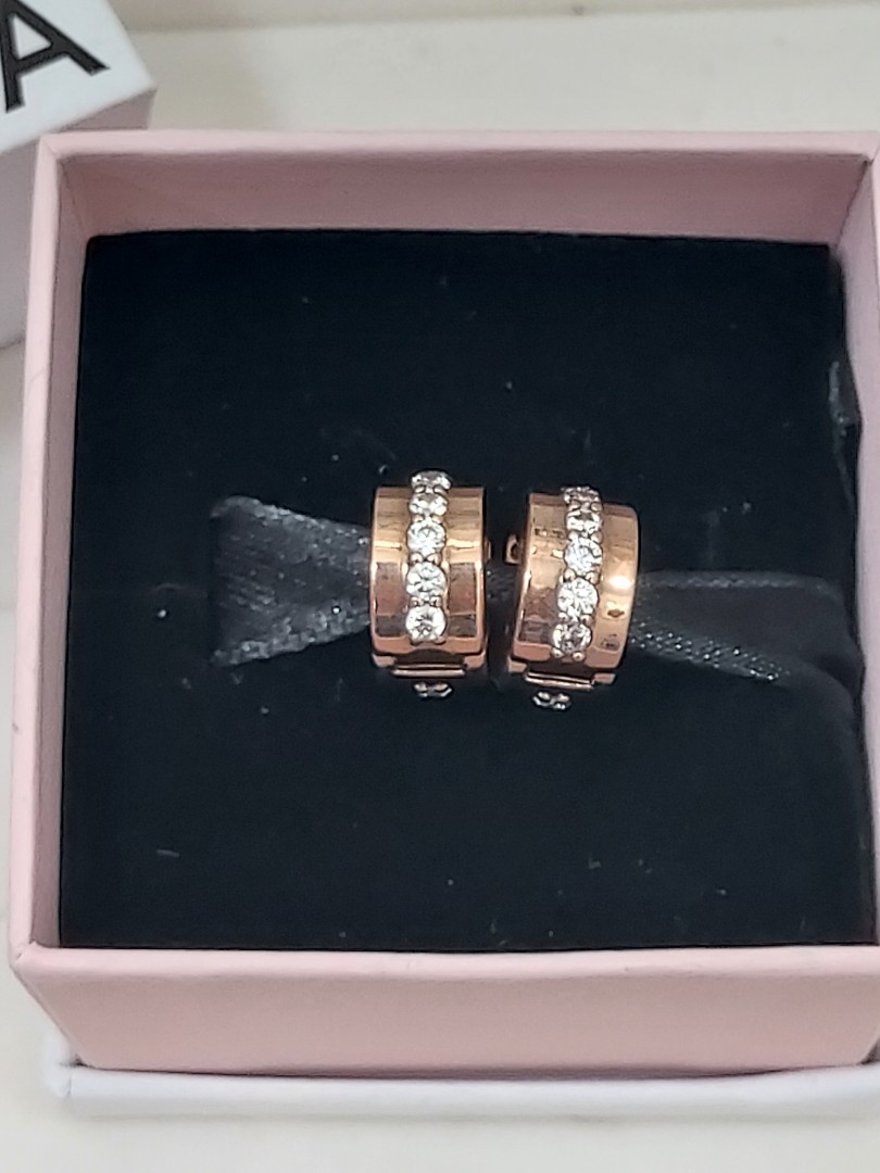 Authentic Pandora Charm/ Stopper in Rosegold, Women's Fashion, Jewelry ...