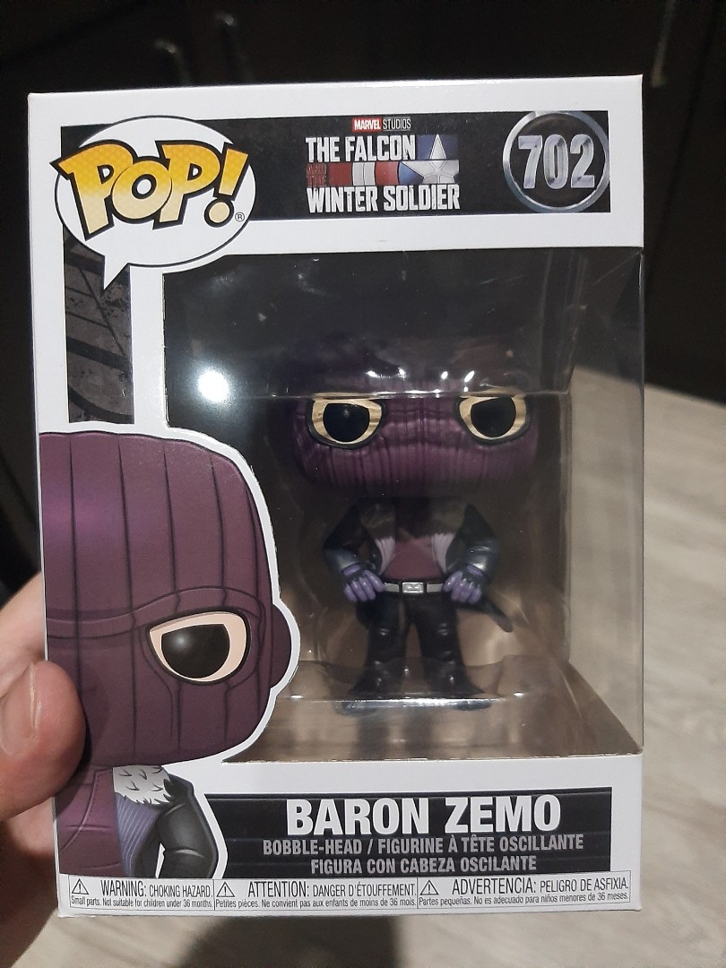 Baron Zemo TFWS funko pop, Hobbies & Toys, Toys & Games on Carousell