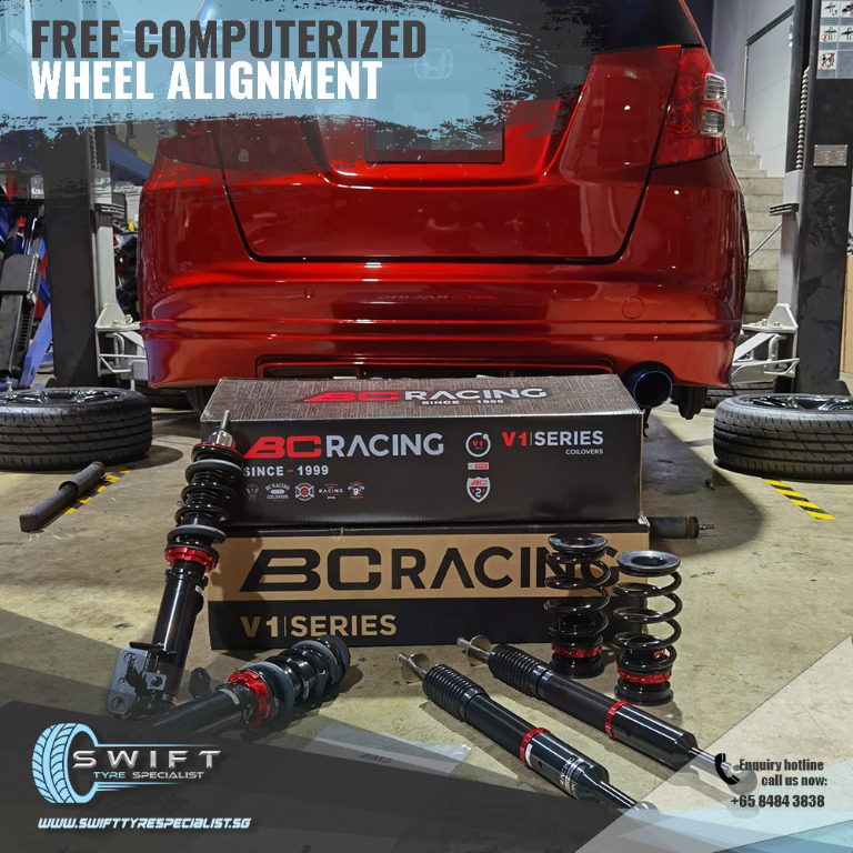 BC Racing V1 Coilover 1 year warranty free wheel alignment BR coilover ...