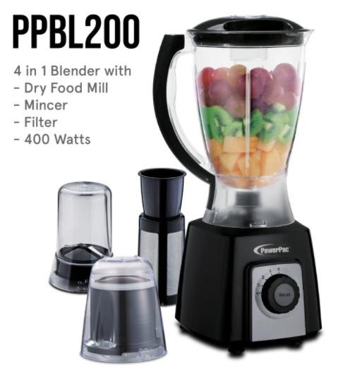 Blender 4in1 with / 21 Piece Bullet Blender Deluxe Set with Dry Food ...