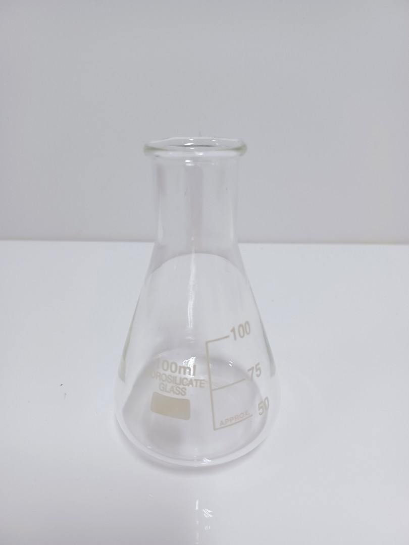 Borosilicate glass funnel beaker - 100ml, Furniture & Home Living ...