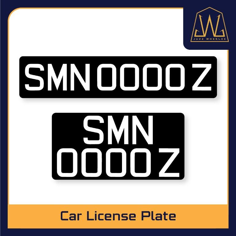 Car Plate Number, Car Accessories, Car Plates on Carousell