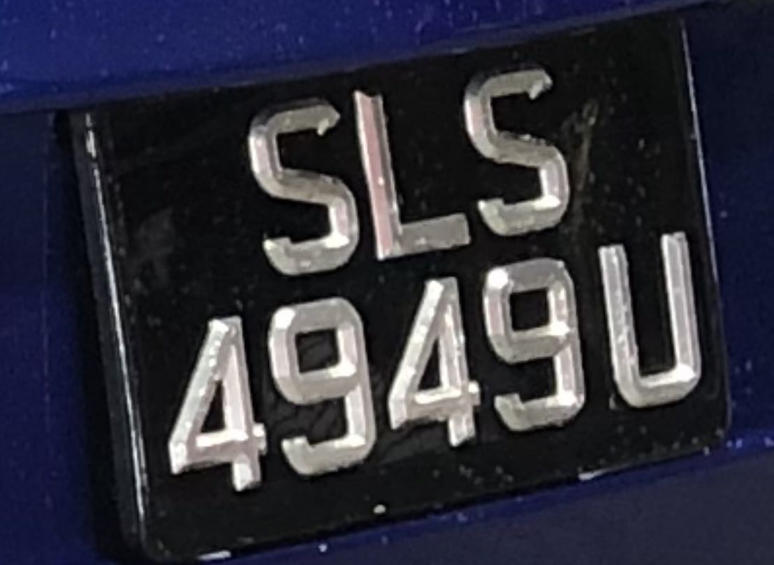 Car Plate Number SLS4949U, Car Accessories, Car Plates on Carousell