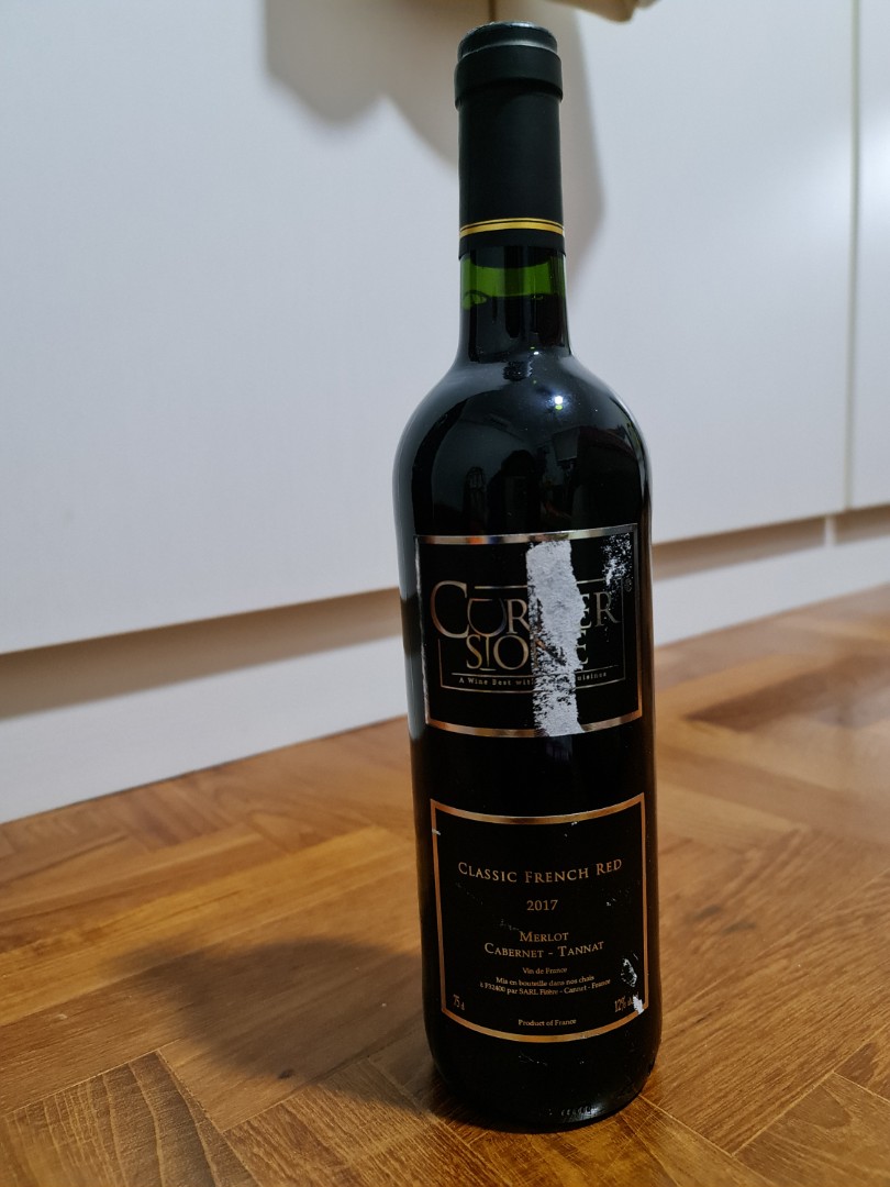 CornerStone Classic French Red 2017, Food & Drinks, Alcoholic Beverages ...