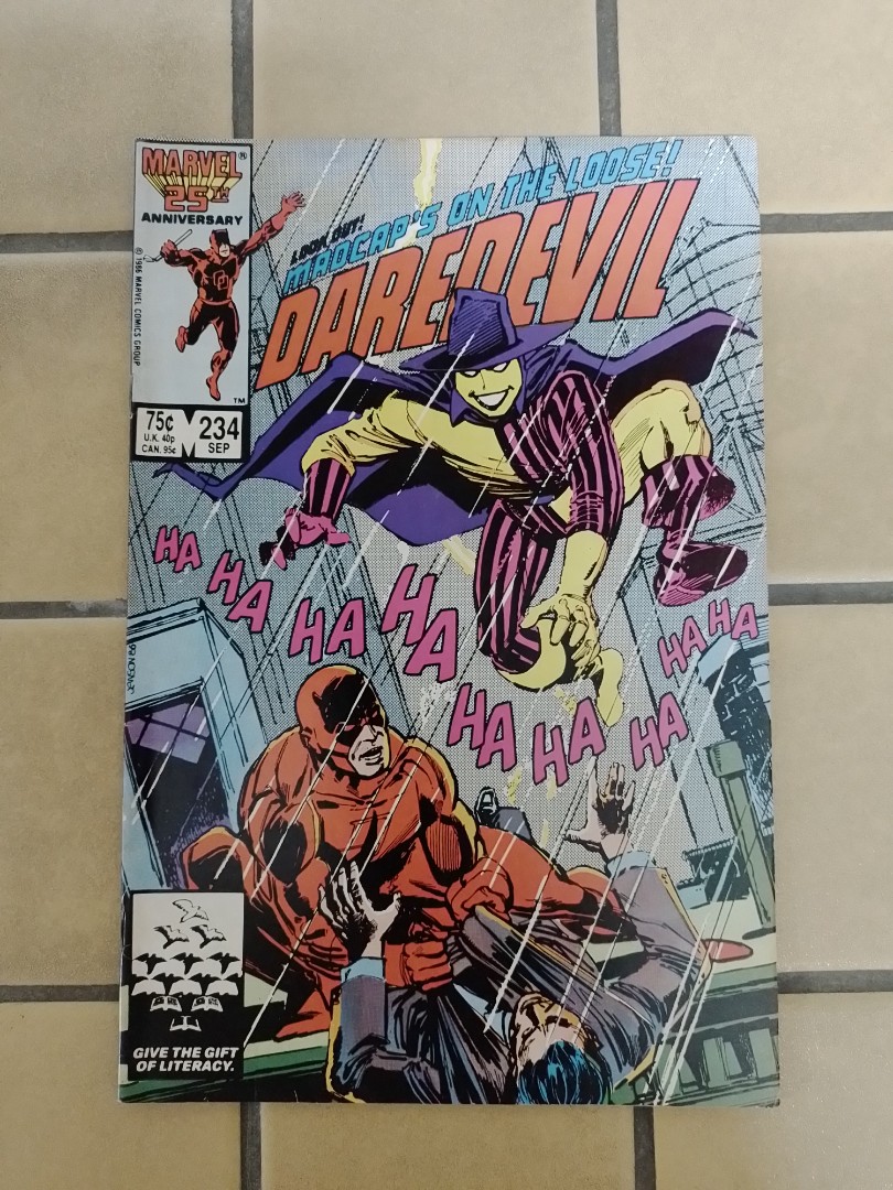 Daredevil #234 ( Klaus Janson - Cover Art ) Marvel Copper Age, Hobbies ...