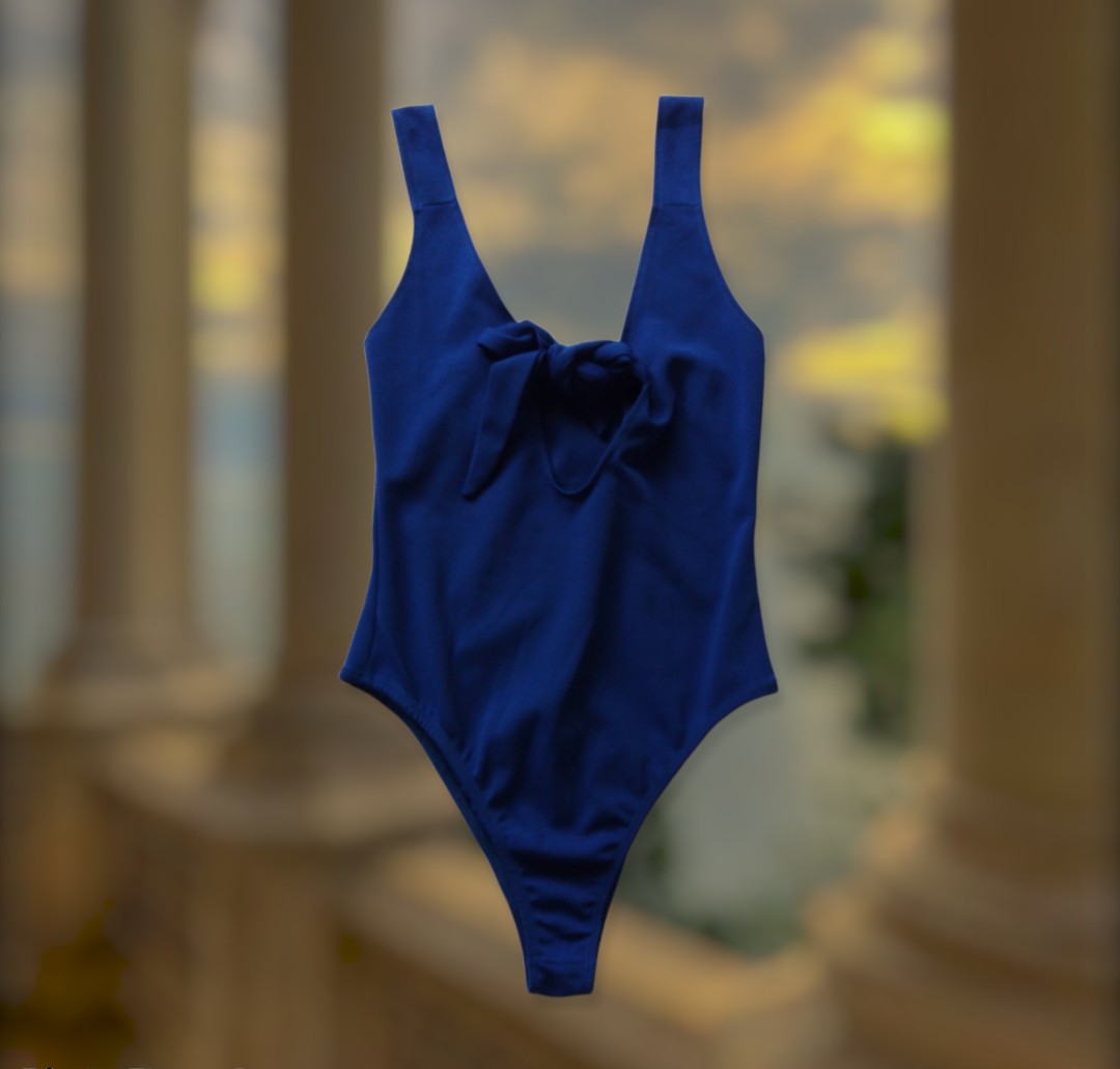 dark blue one piece, Women's Fashion, Swimwear, Bikinis & Swimsuits on ...