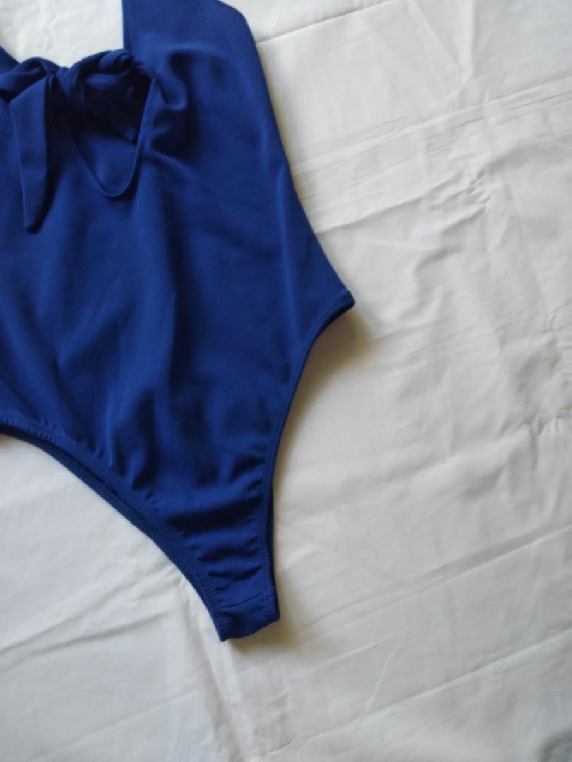 dark blue one piece, Women's Fashion, Swimwear, Bikinis & Swimsuits on ...