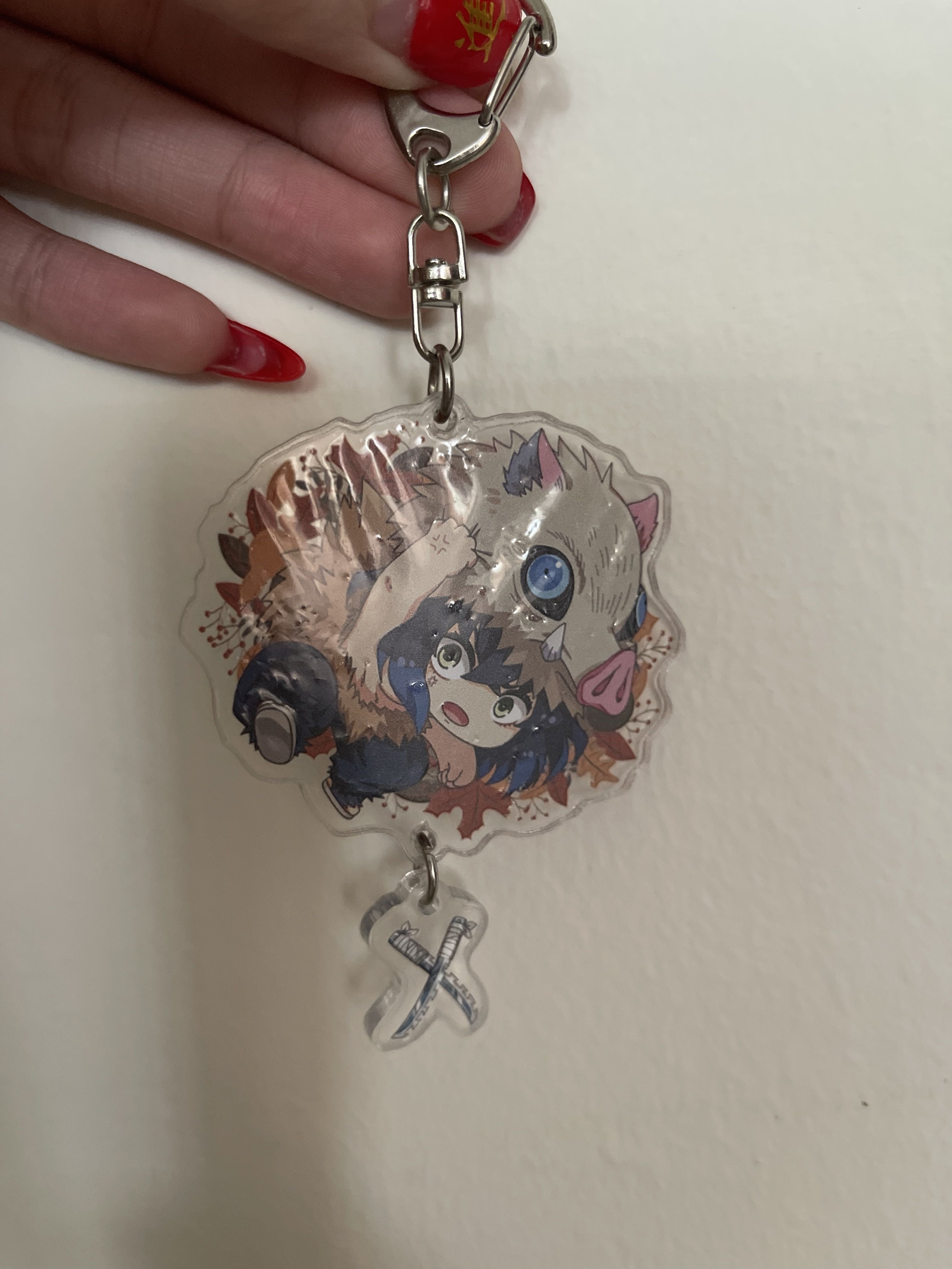 Demon Slayer Acrylic Keychain - Inosuke, Zenistu, Nezuko, Giyu ...