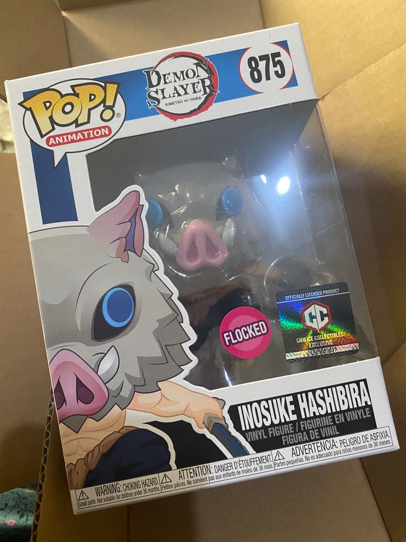 Demon Slayer Funko Pop Inosuke Hashibara Flocked, Hobbies & Toys, Toys ...