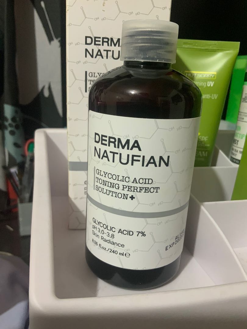 Derma Natufian Glycolic Acid 7% Toning Perfect Solution, Beauty ...