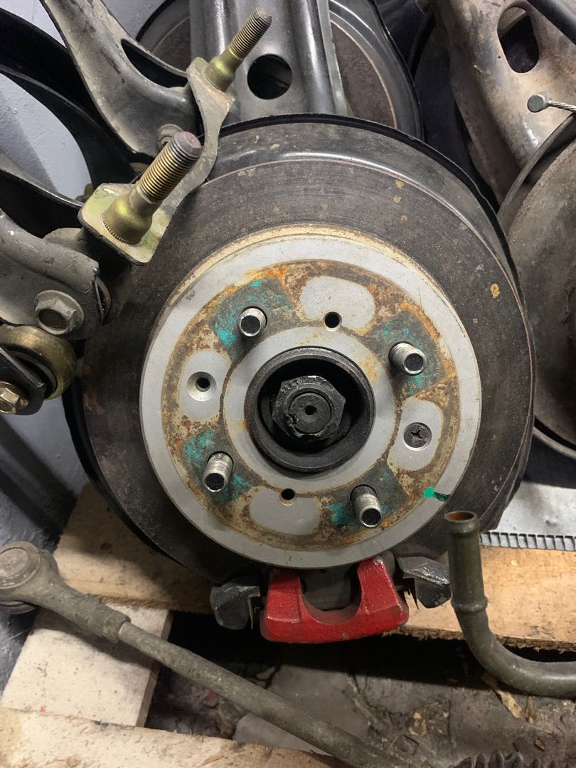 Ek4 civic rear disc/disc blkg, Auto Accessories on Carousell