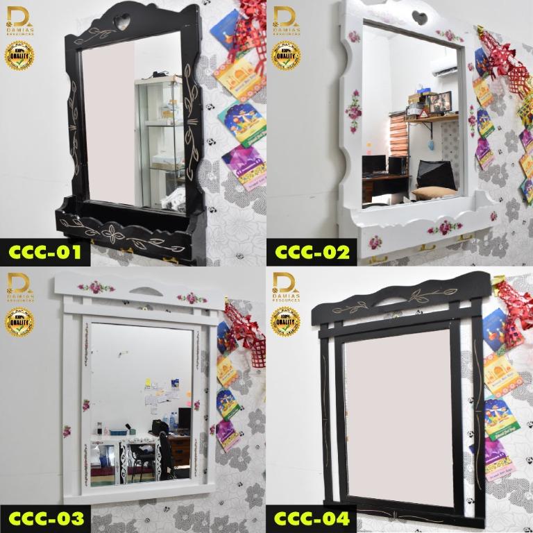 Frame Mirror Cermin Berbingkai Kayu Hiasan Deco Dinding Wooden Berukir ...