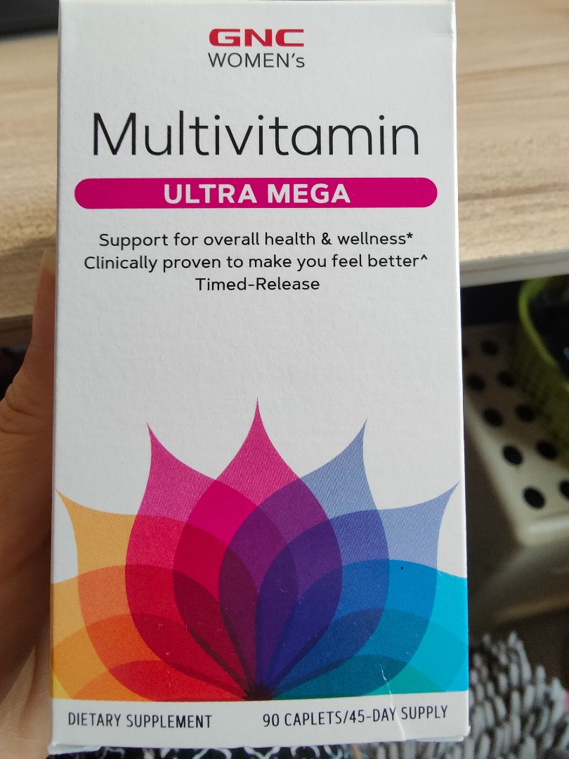 GNC women's multivitamin ULTRA MEGA, Health & Nutrition, Health ...