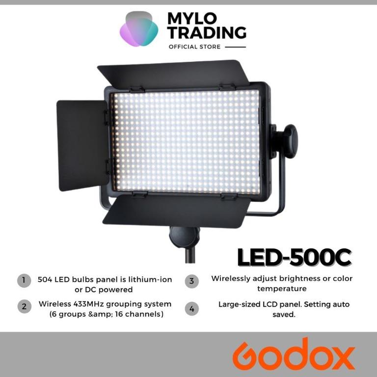 Godox LED500C LED-500C Bi-Color LED Video Light Changeable Version - 2 ...