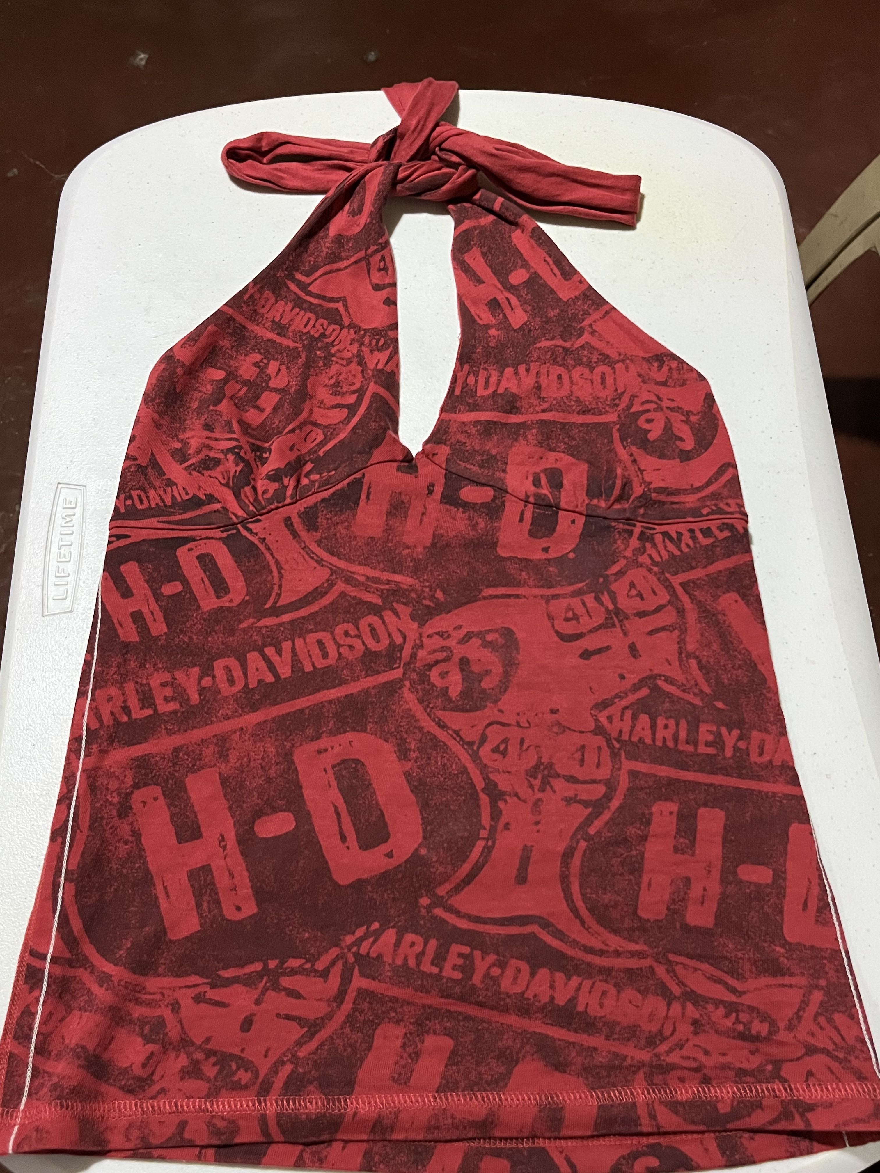 Harley Davidson Halter Top Limited Edition, Women's Fashion, Tops ...