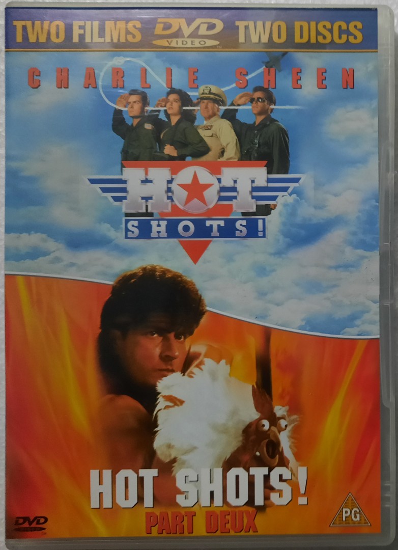 HOT SHOTS & HOT SHOTS PART DEUX [DVD, 2 Movies. 2 Disc], Hobbies & Toys ...