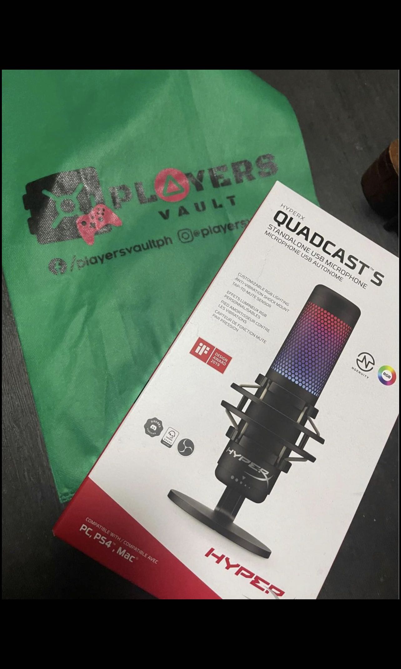 Hyper X quad Cast S RGB, Audio, Microphones on Carousell