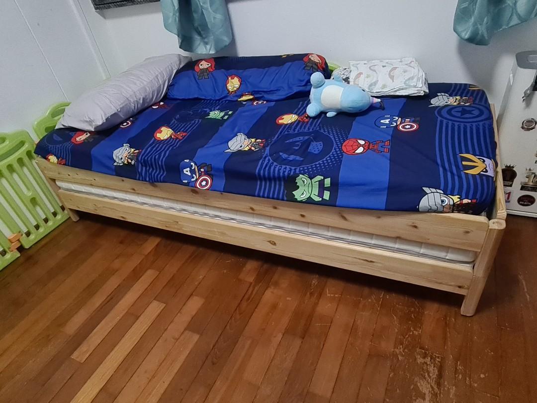 IKEA UTAKER stackable bed, Furniture & Home Living, Furniture, Bed ...