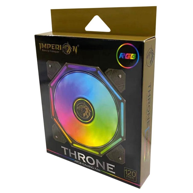 Imperion Throne True ARGB SYNC 3pin 5V 12CM Case Fan, Computers & Tech ...