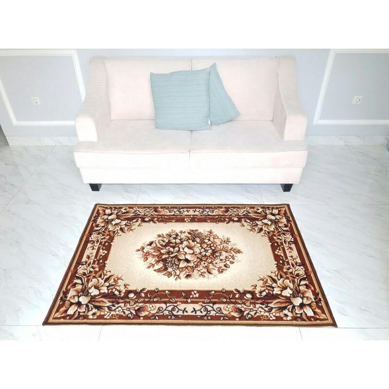 Karpet rumah klasik unik motif v18 150x200, Perabotan Rumah di Carousell