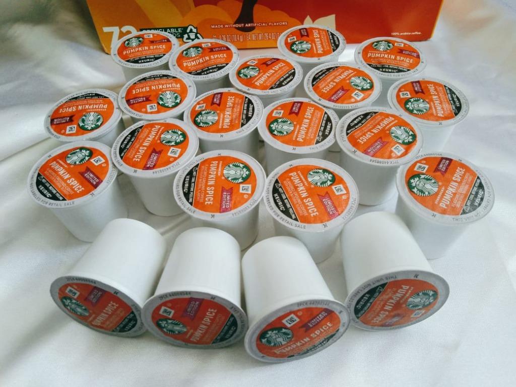 Keurig K-pods, single coffee pods (Starbucks, Colombian Supremo, Donut ...
