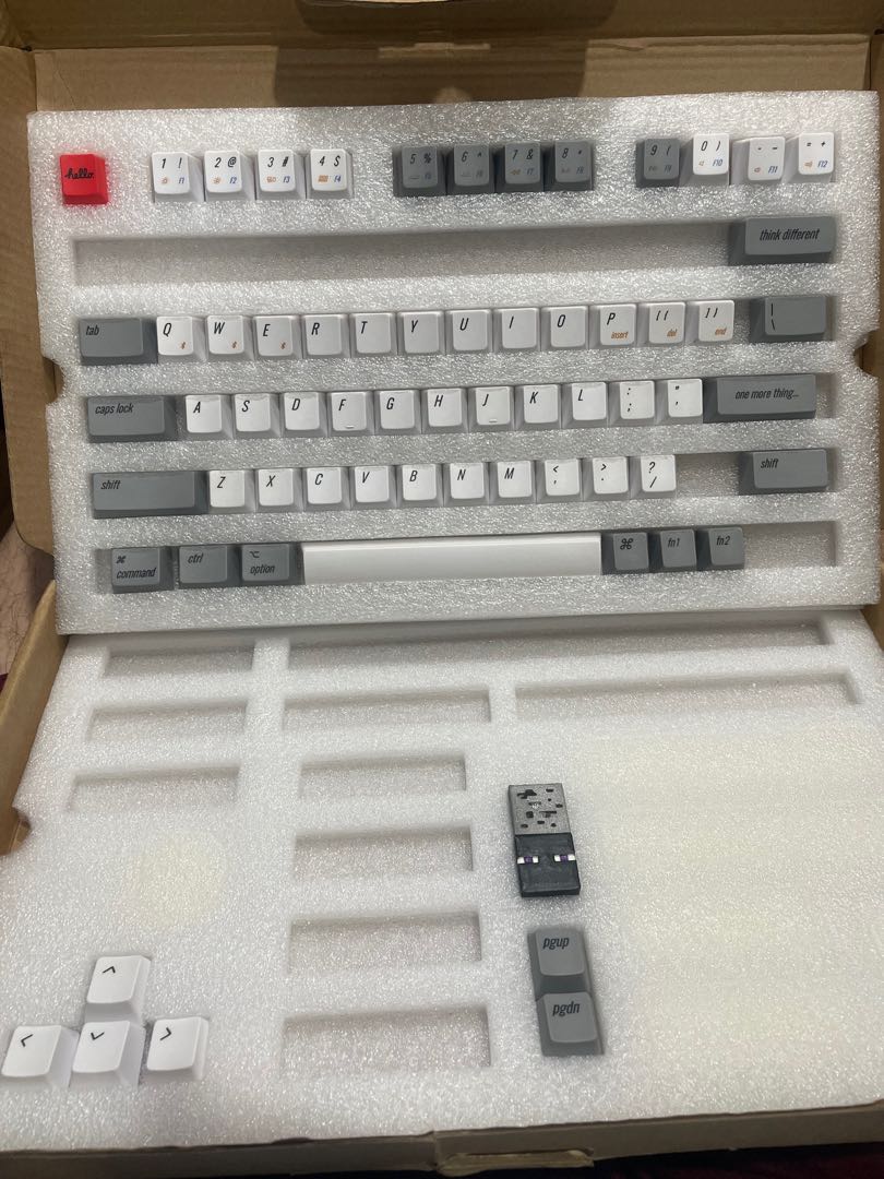 Keychron OEM Profile PBT Retro Keycap Set for K6 (65% Layout ...
