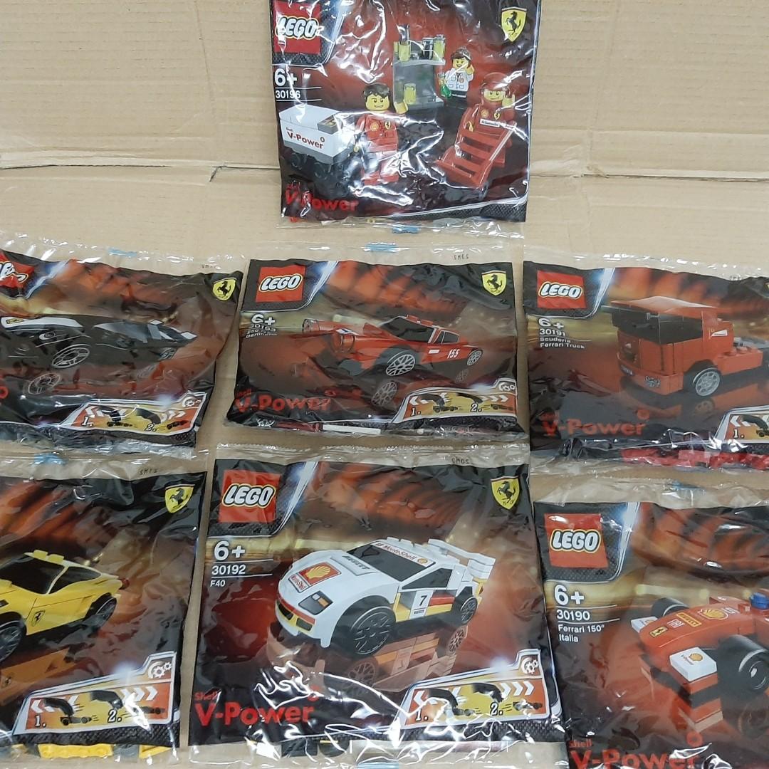 Lego 30190 Ferrari 30191 Lego 30192 Ferrari F40 Lego 30193 Ferrari 250 ...